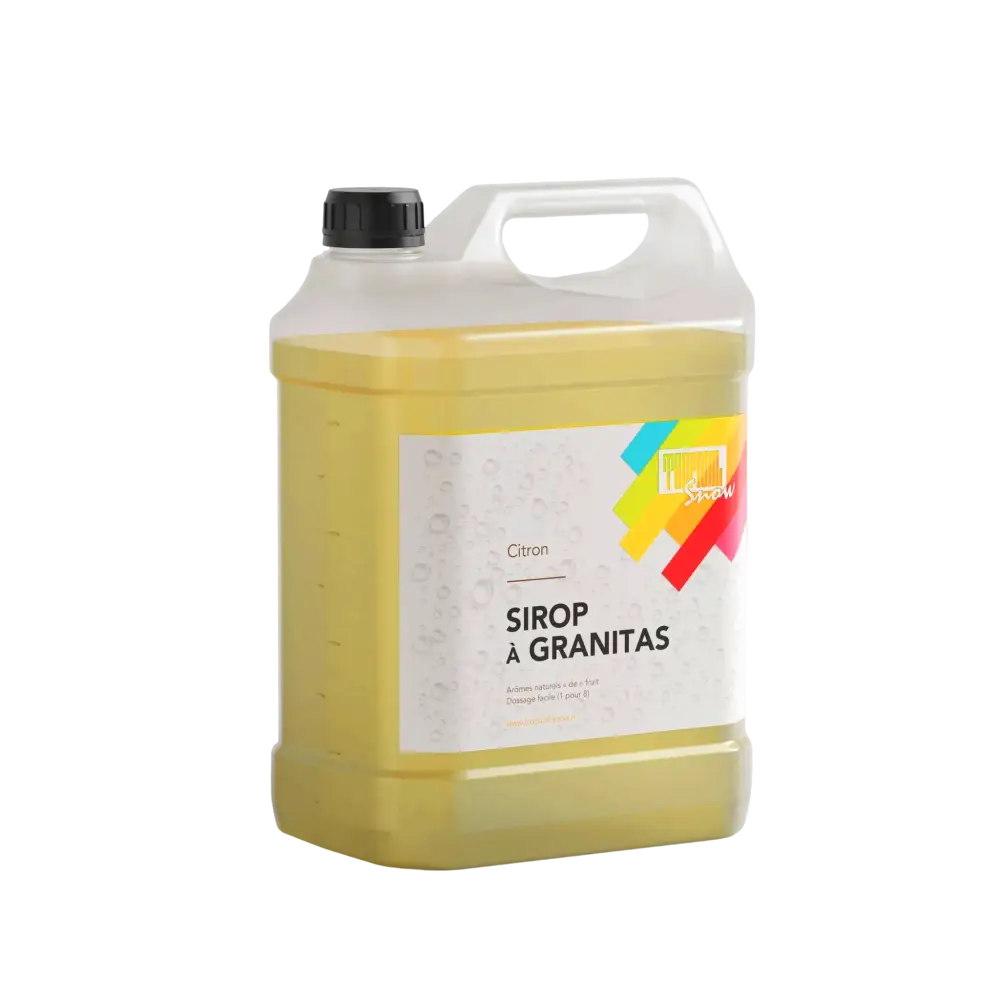 Jarabe de limón granizado 5 litros: sabor intenso y ultra refrescante ...